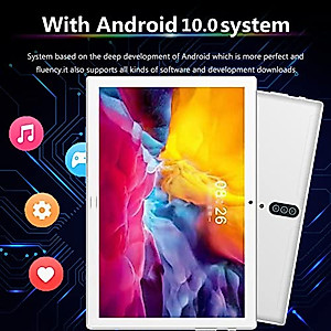 Ewbzo 10.1 Inch Tablet, 8-core IPS, HD Screen, WiFi, Bluetooth, Android Voice Call, Game Tablet, Support SIM Communication Function MTK, Android 5.1 Operating System