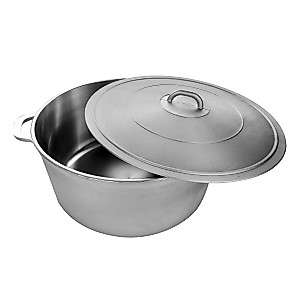 Uniware 9900 Super Quality Aluminum Caldero,Dutch Oven, 23.4 QT,Silver (42cm (16.5-Inch))