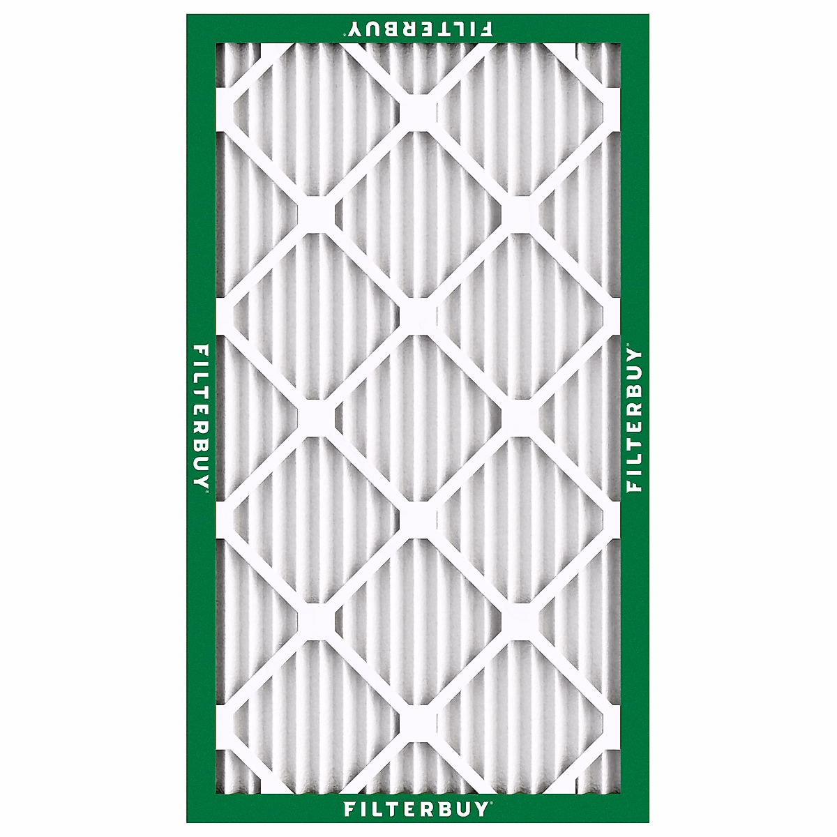 Filterbuy 14x24x1 Air Filter MERV 8 Dust Defense (1-Pack), Pleated HVAC AC Furnace Air Filters Replacement (Actual Size: 13.38 x 23.38 x 0.75 Inches)