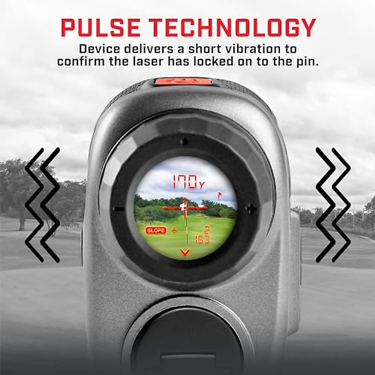 Callaway Pro XS Golf Laser Rangefinder - Golf Laser Rangefinder, Distance Measuring Rangefinder