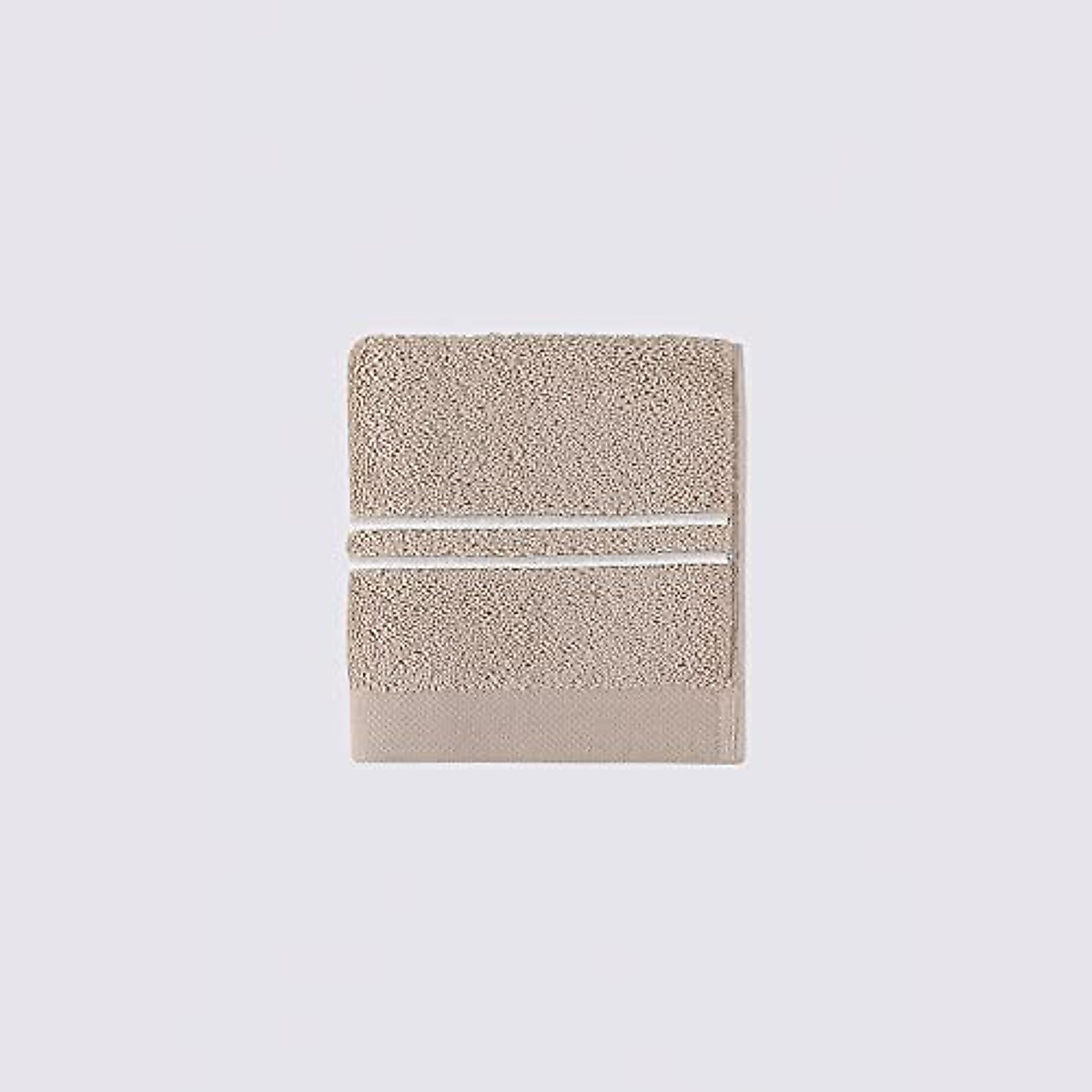 Ecocotton | Aqua | Beige | 100% Certified Organic Cotton Towel | 12" x 12" | Ultra Soft | Quick Dry | Highly Absorbent | Multipurpose | Eco-Friendly | Perfect for Daily Use and Gym