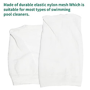 Pool Vacuum Cleaner Micro Filter Bag - Compatible with Water Tech Catfish Max CG Aqua Broom & Other nground or Above Ground Handheld Pool Blasters - 15 Pack (White)