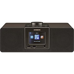 Sangean WFR-32 7-Watt Stereo Wood Cabinet Wi-Fi Internet Radio Media Center with Bluetooth