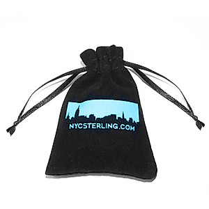 NYC Sterling 4MM Gold Cubic Zirconia Round Luxury Eternity Rings, Box Included (5)