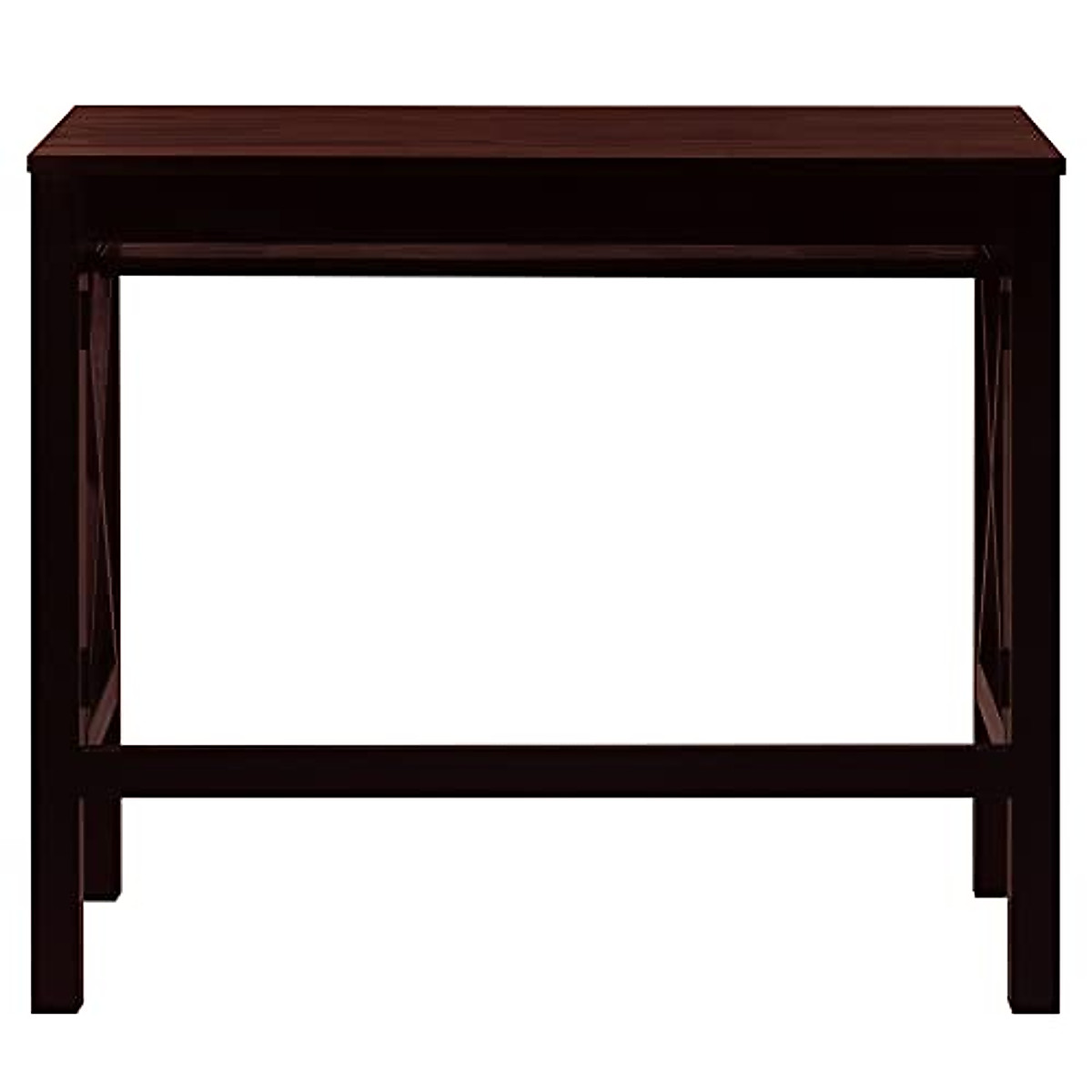 Casual Home Montego Folding Desk with Pull-Out Tray-Espresso