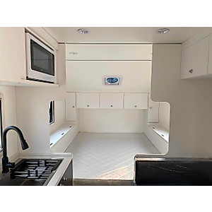 Offroad Caravans Trailer with Bedroom/Living Room/Bathroom and Kitchen.White and Black Color.