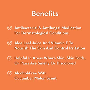 MySimplePetLab Ketoconazole & Chlorhexidine Anti-Itch Dog Spray | Hot Spot Treatment, Cuts & Abrasions Relief | Cleans & Dries Skin | with Aloe & Vitamin E