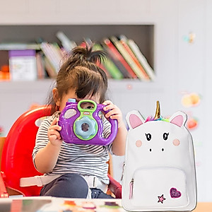 Unicorn Backpack for Girls, Kids Mini Backpacks, Toddler Bag for Kindergarten