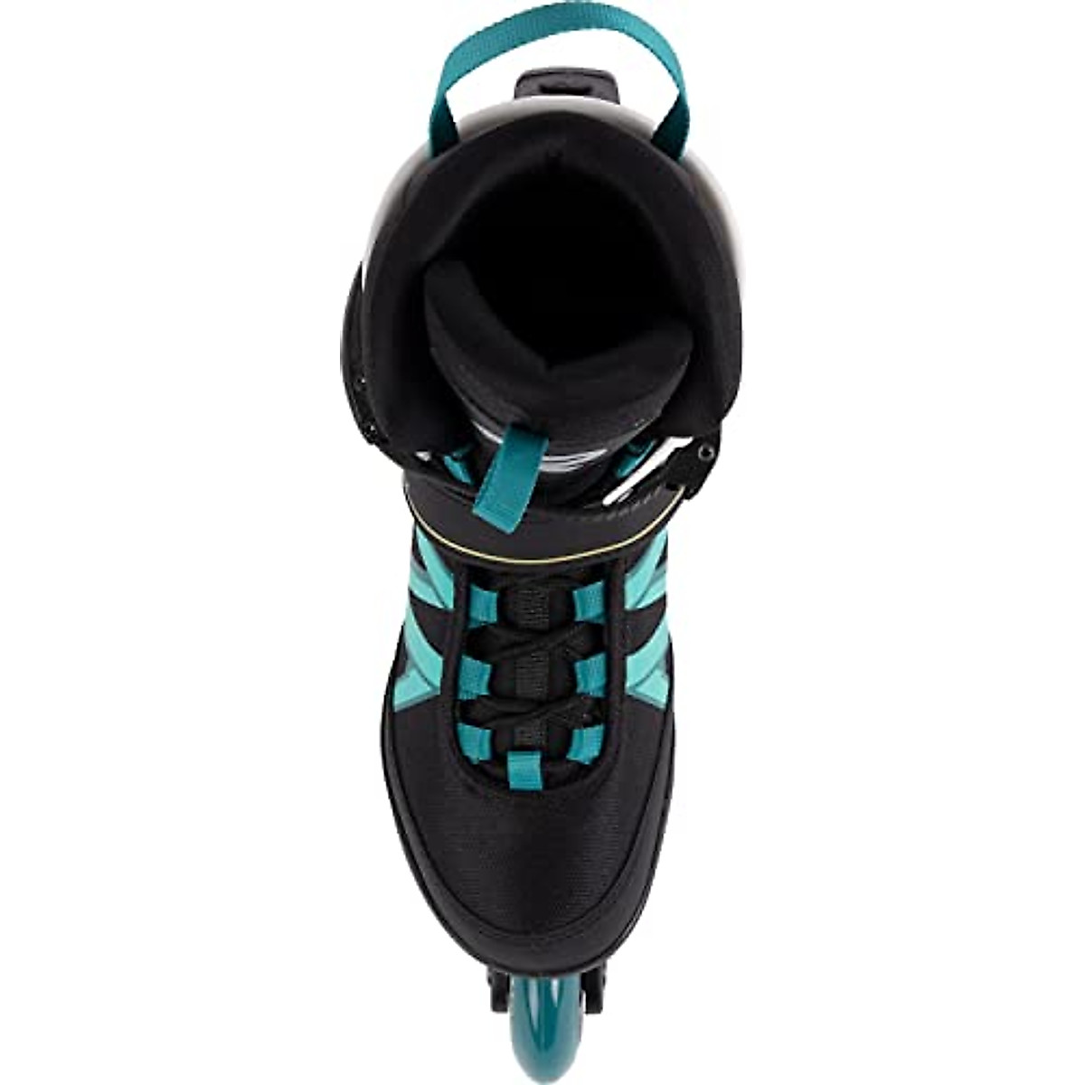 K2 Skate Kinetic 80, Black_Turquoise, 9.5