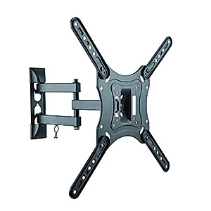 ProHT Articulating TV Wall Mount TV Stand(05416) Full Motion for Most 23”- 55” 3D LED, LCD TVs and Screens, +15°~ -15°Tilt; +90°~ -90° Swivel, VESA up to 400x400,Max Load 66lbs