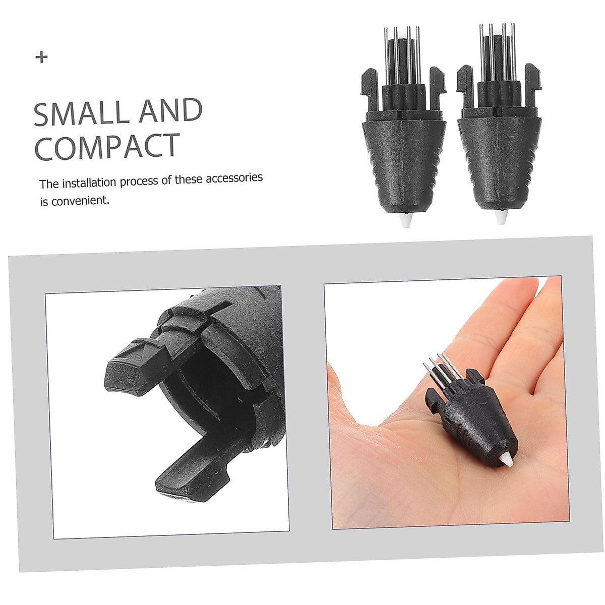 KICHOUSE 2pcs Printing Pen Accessories 3D Printing Pen Parts Printing Pen Heads Supply 3D Printing Pen Nozzle Printer Head Printing Pen Part Replacement Printing Pen Heads Parts