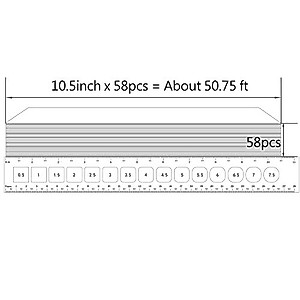 Methdic 2 1 4 x 50' Thermal Paper 50 Pack,BPA BPS Free Credit Card Paper Rolls Thermal