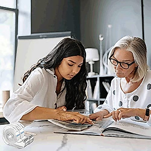 KIDMEN Transparent Tape,Clear Tape for Office, Home, School，5 Dispensered Rolls, 0.7 x 1300 Inch