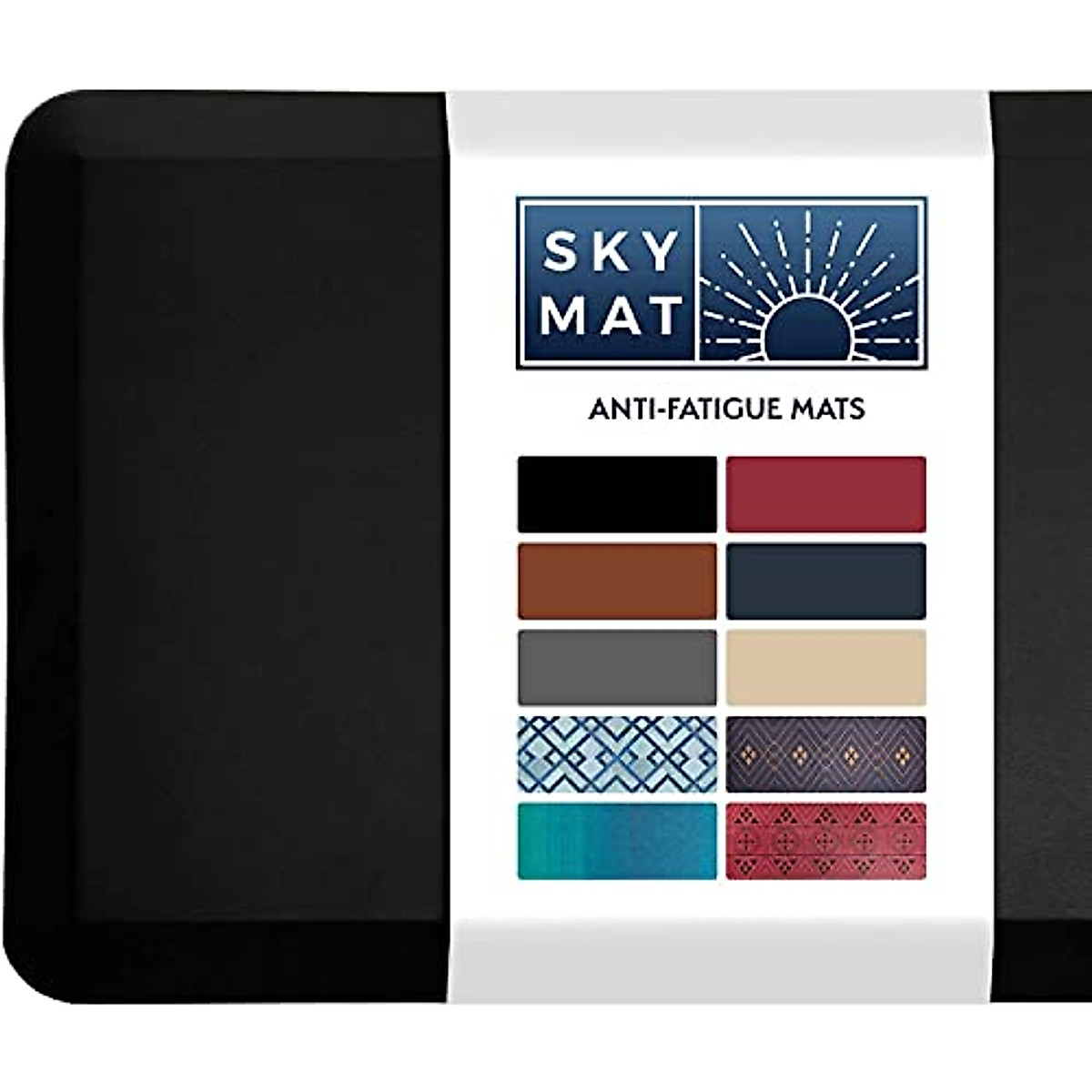 Sky Solutions Anti Fatigue Mat Black 20" x 32" + 20" x 39" Bundle