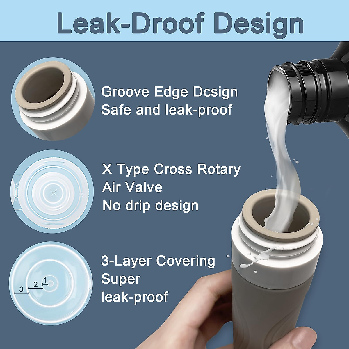 SupMaka Travel Containers for Toiletries, 17 Pcs - Silicone Travel Size Bottles Set, 3oz Leak Proof Shampoo and Conditioner Bottles, TSA Approved Travel Essentials for Lotion Body Wash