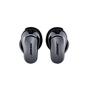 Bose QuietComfort Ultra Wireless Noise Cancelling Earbuds, Bluetooth Noise Cancelling Earbuds with Spatial Audio and World-Class Noise Cancellation, Black