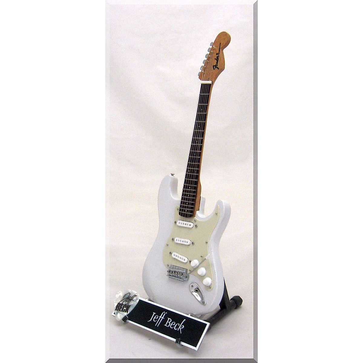 JEFF BECK Miniature Guitar with Guitar Pick