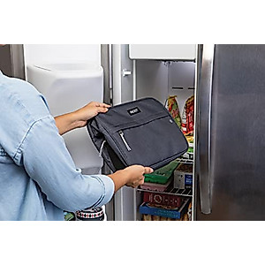 PackIt PKO-ZU-CCS Freezable Zuma Cooler, Bag, City Charcoal