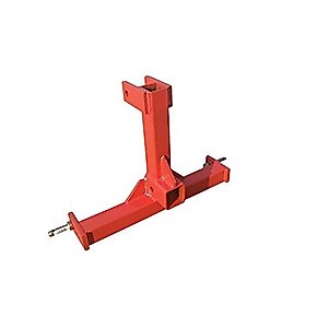 Heavy Duty 3 Point Category 0 Drawbar Receiver Hitch Tow Bar - Compatible with Kubota Orange