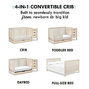 Carter's by DaVinci Colby 4-in-1 Convertible Crib & Changer Combo