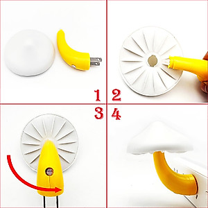 Kazgroth Sensor LED Night Light, Color Changing Mushroom Night Light Plug-in Wall Based Lamp, Gift for Kids Adults, Cute Mushroom Nursery Light for Bedroom, Bathroom, Kitchen, Hallway and Stairs