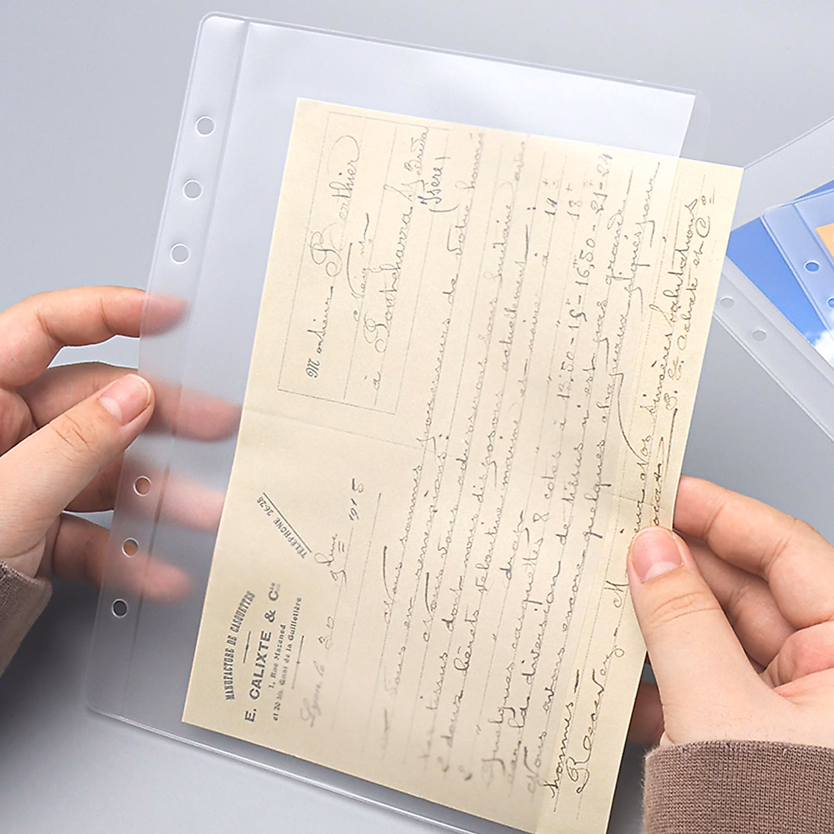 A5 Binder Pockets Zipless 24pcs Binder Inserts Budget Envelopes Frost PVC Binder Sleeves Sheet Protectors for 6-Ring A5 Binder Accessories Photos Cards Bills Organizer (A5, 24pcs)