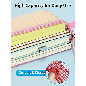 JARLINK 20 Pack 10 Colors Zipper Mesh Pouch, Zipper Bag Multipurpose Travel Bags for Office Supplies Cosmetics Travel Accessories Multicolor