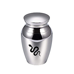 KemtAt Cremation jar Stainless Steel Engraving 72mm42mm Cremation Urns for Human Ashes Pets Ashes Souvenirs-Rat_Large 73mm 42mm