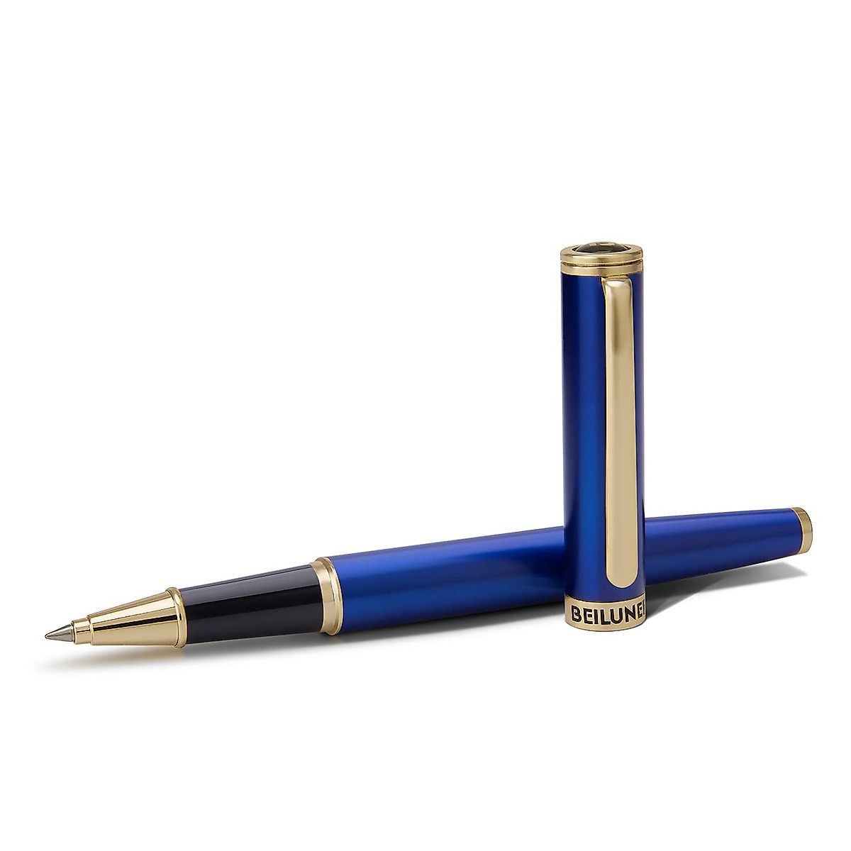 BEILUNER Luxury Rollerball Pen,24K Gold Trim,Noble and Elegant Designs,Schneider Ink Refill, Best Roller Ball Pen Gift Set for Men & Women, Professional, Executive Office, Nice Pens