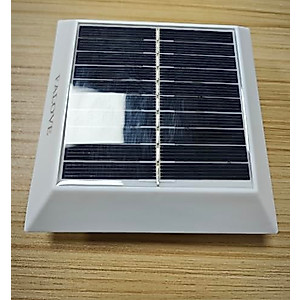 FALOVE Solar Gutter Lights, Upgraded 12 LEDs Wall/Fance/Gutter/Deck Lights Solar Powered 4 Mount Ways Solar Lights Outdoor Waterproof IP67 for Gate Garage Cabin Garden Backyard Patio 4 Pack