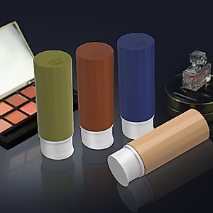 Yolaist 4 Pack Travel Bottles for Toiletries, TSA Approved Travel Size Bottles Leakproof Silicone Portable Refillable Travel Containers for Shampoo Conditioner Body Lotion Soap Liquids (3oz 89ml)