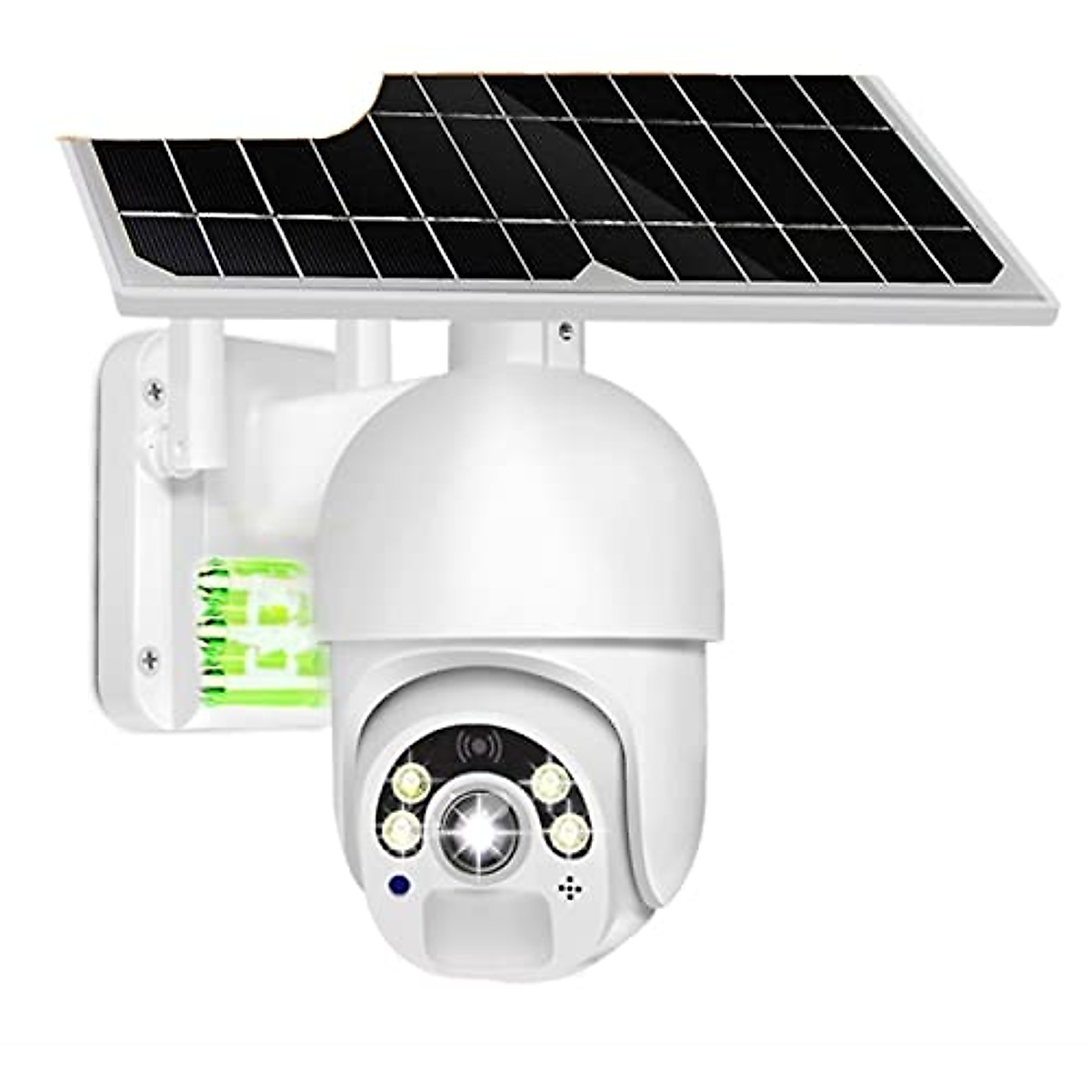 Security Camera Camera Outdoor WiFi Camera 3G 4G Built-in Battery 1080P Solar Wireless Security IP Camera PIR Human Motion Speed Dome Surveillance Cam Surveillance Camera with Spotlight ( Color : 4mm