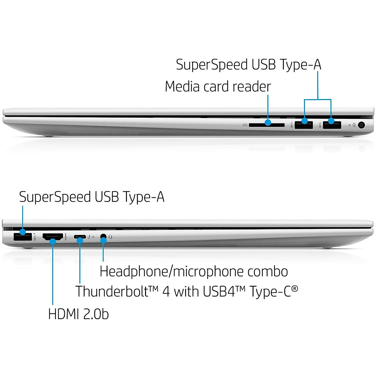 HP Latest Envy Laptop | 17.3" FHD IPS Touchscreen | Intel 10-Core i7-1255U | NVIDIA Geforce MX550 | 64GB DDR4 2TB SSD | WiFi 6E | Backlit KB | Fingerprint | Thunderbolt 4 | Windows 11 Pro