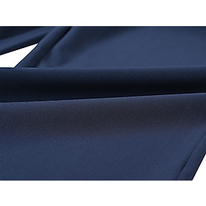 MoFiz Lightweight Slim Fit Golf Pants Stretch Pants Works Dress Comfort Light Trousers for Traveling Navy Size 34W