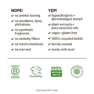 Everyone Vanilla & Lavender 3 In 1 Soap, 32 FZ