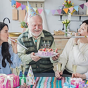 29th & 92nd Birthday Candles Number 29 92 Cake Topper Happy Birthday Decoration for Women Men Girls Boys Party Wedding Anniversary Celebration (Black)