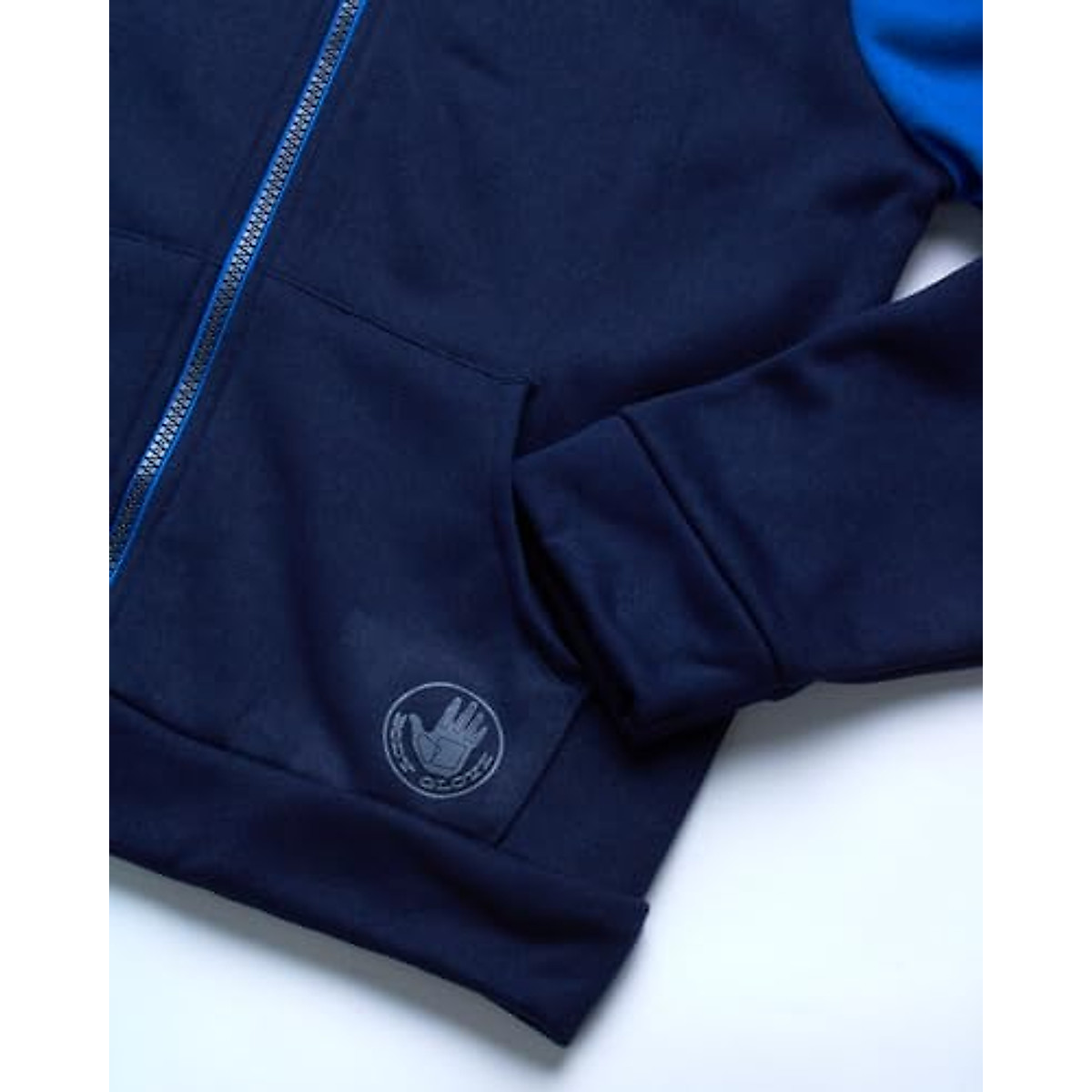 Body Glove Boys' Active Sweatsuit Set - 2 Piece Fleece Zip-Up Hoodie Sweatshirt and Jogger Sweatpants (8-14), Size 1012, Navy Royal