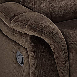 Christopher Knight Home Hawthorne Glider Recliner, Chocholate