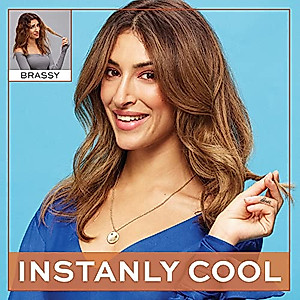 John Frieda Blue Crush Blue Shampoo and Conditioner Set for Brunettes, Crush Brassy Tones for Brunettes, 8.3 Fl Oz