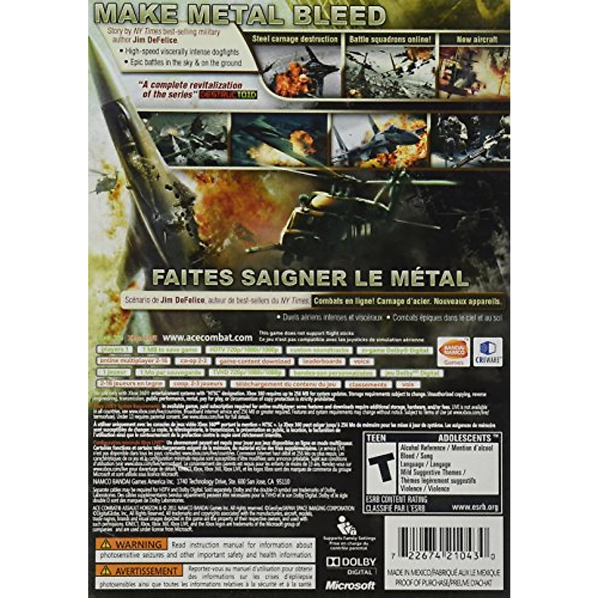 Ace Combat Assault Horizon - Xbox 360