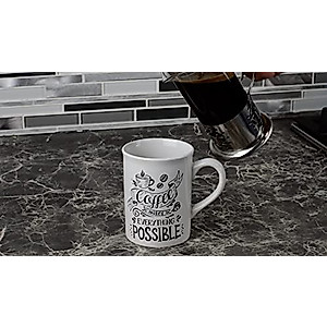 French Press Single Serving Coffee Maker, Small Affordable Coffee Brewer with Highest Filtration, 1 Cup Capacity (12 fl oz/0.35 liter)