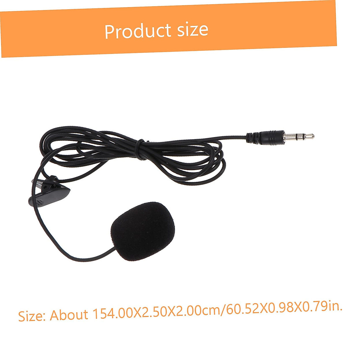 ibasenice 3pcs Lavalier Microphone Mic for Laptop Revers Lavalier Microfoons Lavalier Lapel Microphone Noise Reduction Headset Headphones Mic Recording Microphone Computer PVC Tie Clips