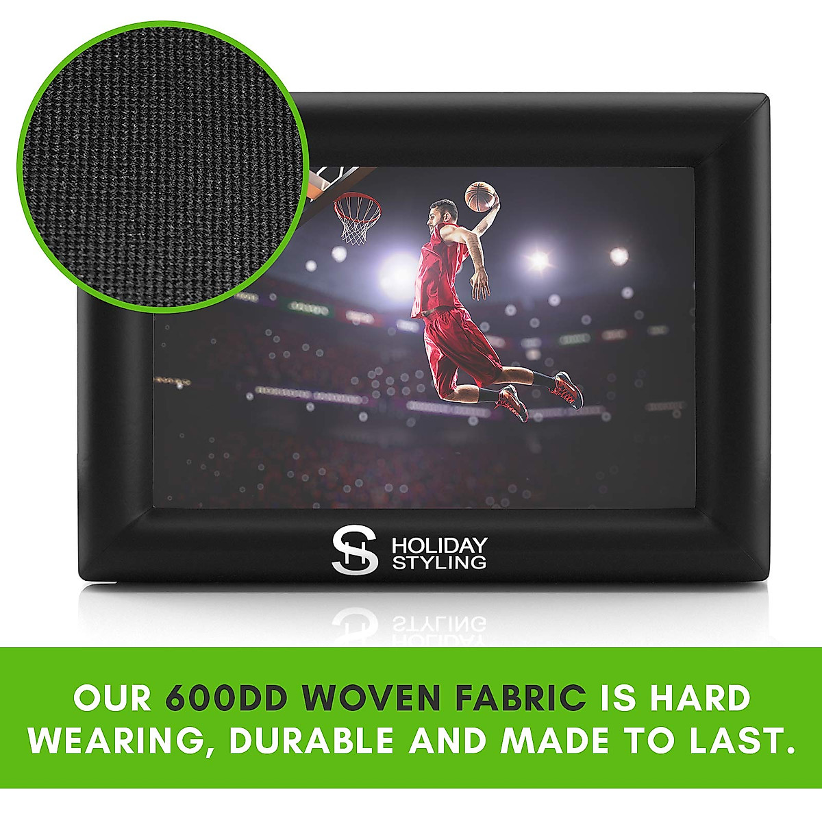 Holiday Styling 19FT Giant Inflatable Outdoor Projector Screen – 230” Blow Up TV & Movie Screen - Thick Airtight Material for Portable Front/Rear Projection - Backyard Movie Night, BBQ, Pool Party