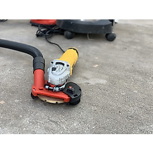 Aidelife Surface Grinding Dust Shroud for Angle Grinders 115mm/125mm+Diamond Grinding Cup Wheel 125mm