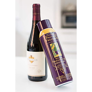 Private Preserve Wine Preservation System | 100% Green Gas Based | Suitable for all Wine, Port, Sake, Cognac, Whiskey, Fine Oil and Vinegar