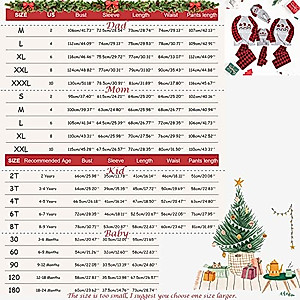 Christmas Matching Pajamas Set for Family Christmas Pjs for Family Matching Sets Family Christmas Pajamas Xmas Jammies Sleepwear(H-Grey,6 Months)