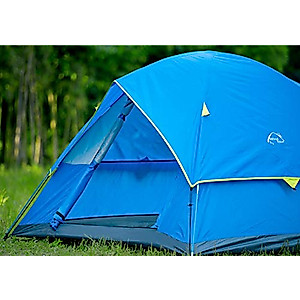 Wind Tour 3-4 Person Lightweight Backpacking Camping Tent Waterproof Double Layer Family Tent for Hiking Fishing Outdoor Travel Picnic