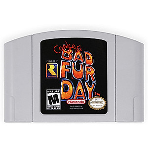 Nintendo 64 Conkers Bad Fur Day N64 Game Cartridge Console US Version / n64 Game