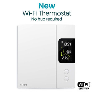 Sinopé Smart Wi-Fi Thermostat for Electric Baseboard Heating TH1124WF (Works with Amazon Alexa and Apple HomeKit) 4000 W / 240 V