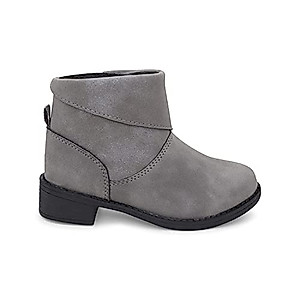 OshKosh B'Gosh Girls Flip Fashion Boot, Grey, 9 Toddler